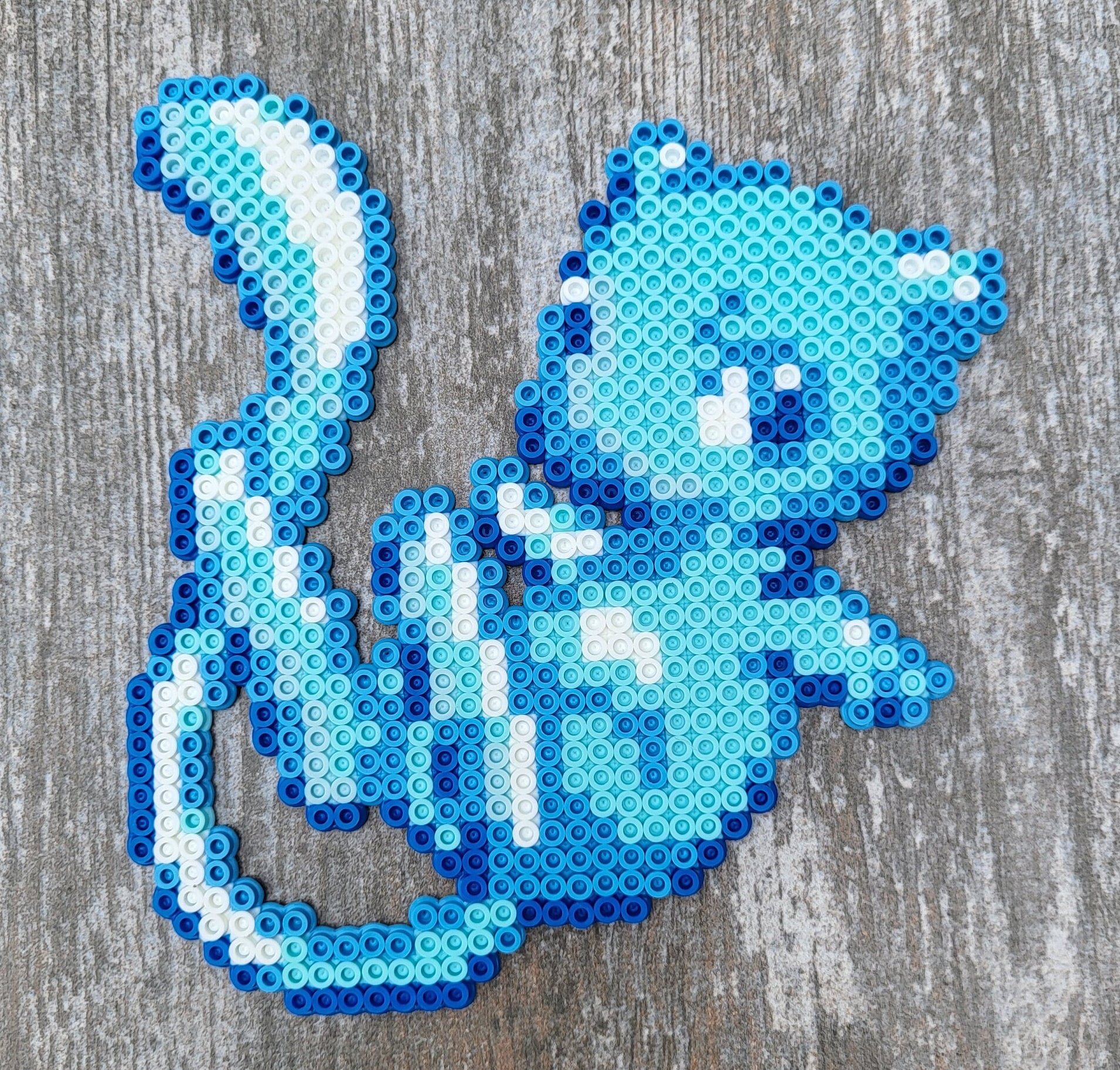 Perler Bead Art - Shiny Mew - Pokemon - Etsy
