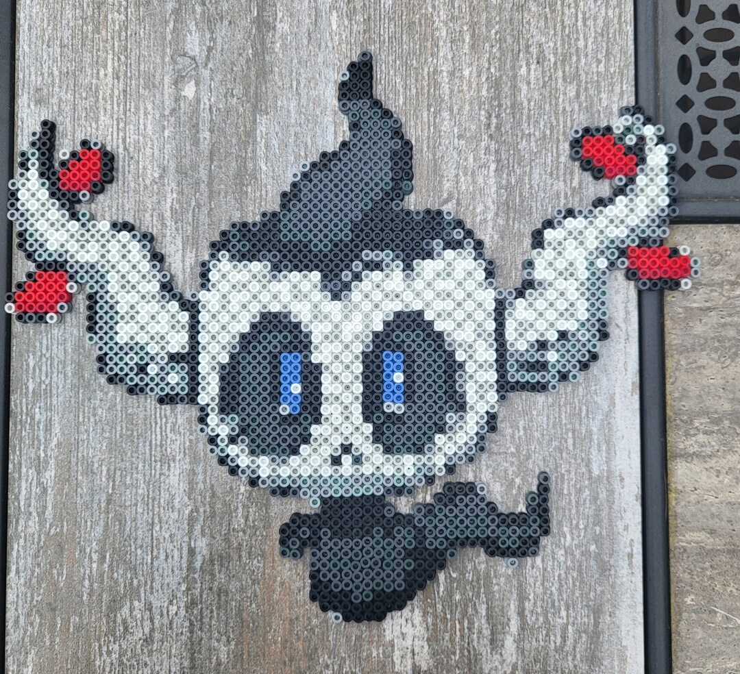 Perler Bead Art - Shiny Phantump - Pokemon - Etsy