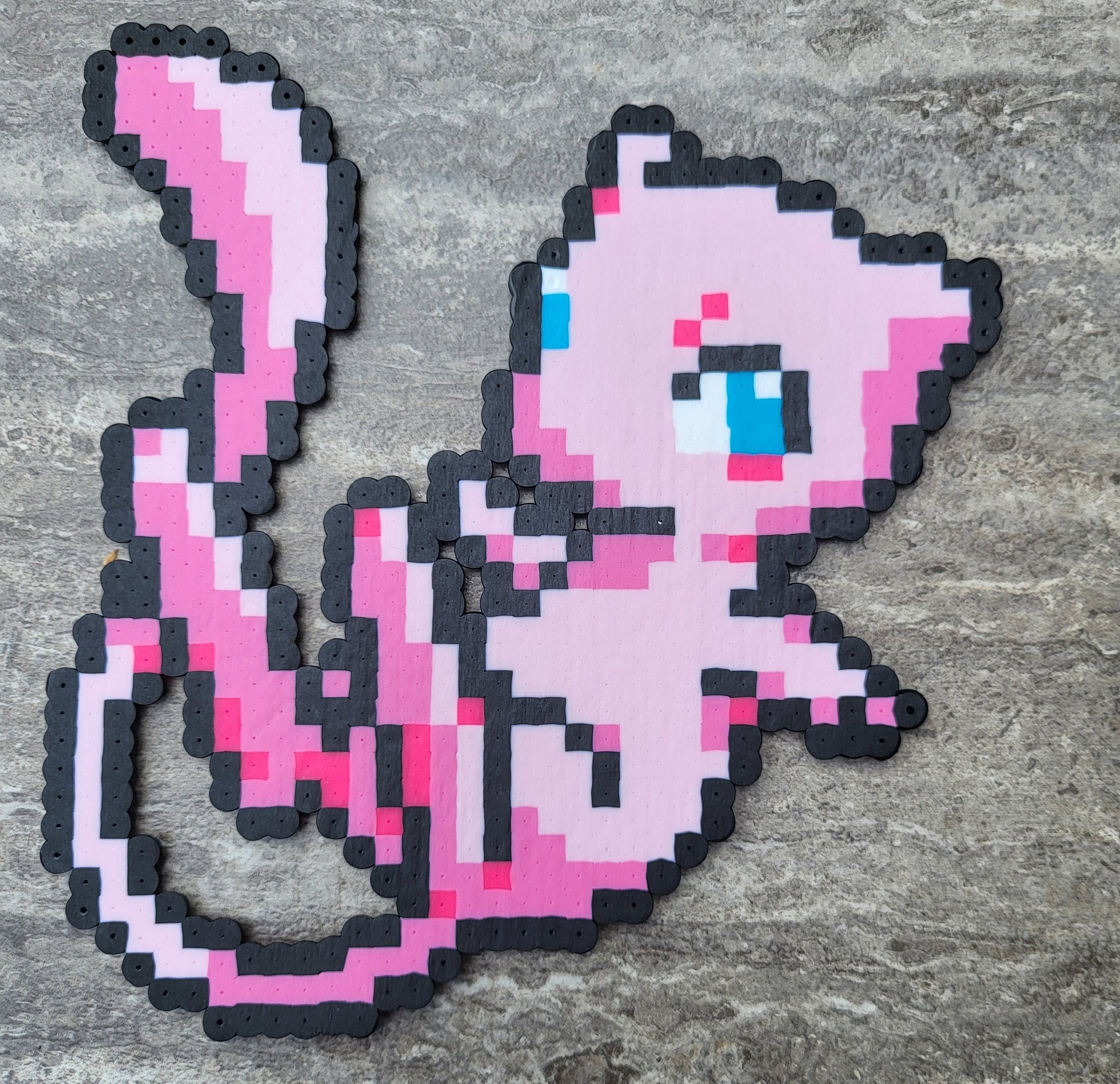 Perler Bead Art - Mew - Pokemon - Etsy