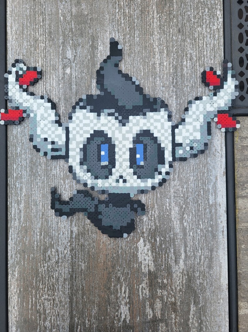 Perler Bead Art Shiny Phantump Pokemon Etsy