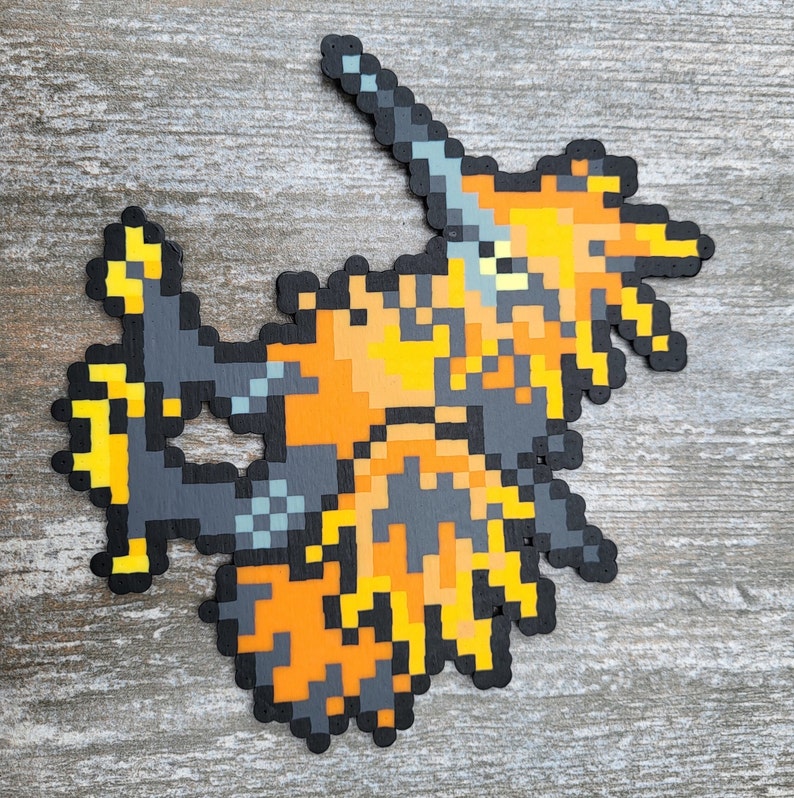 Perler Bead Art - Galarian Zapdos - Pokemon - Etsy