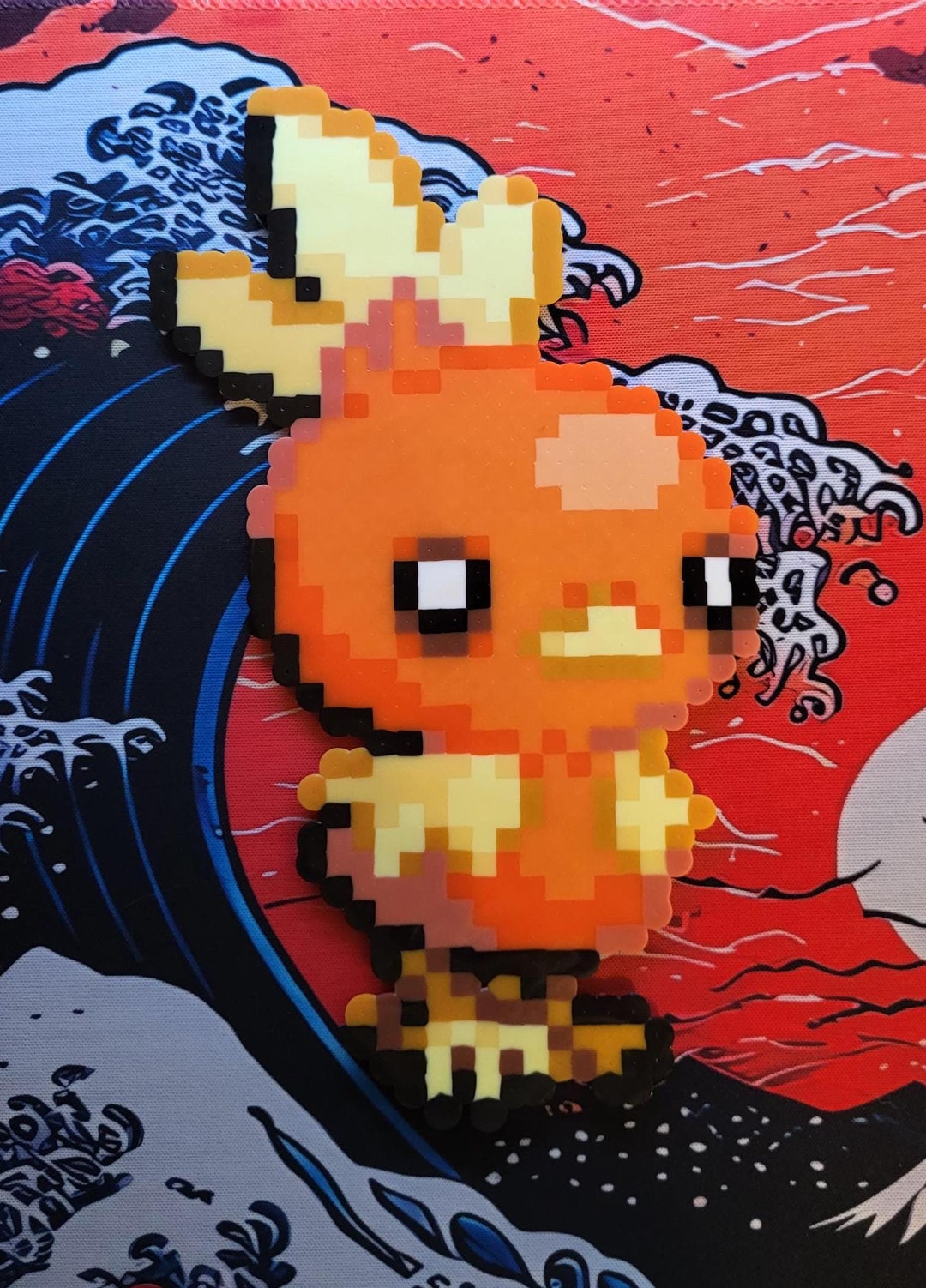 Perler Bead Art (glossy) - Torchic - Pokemon - Etsy