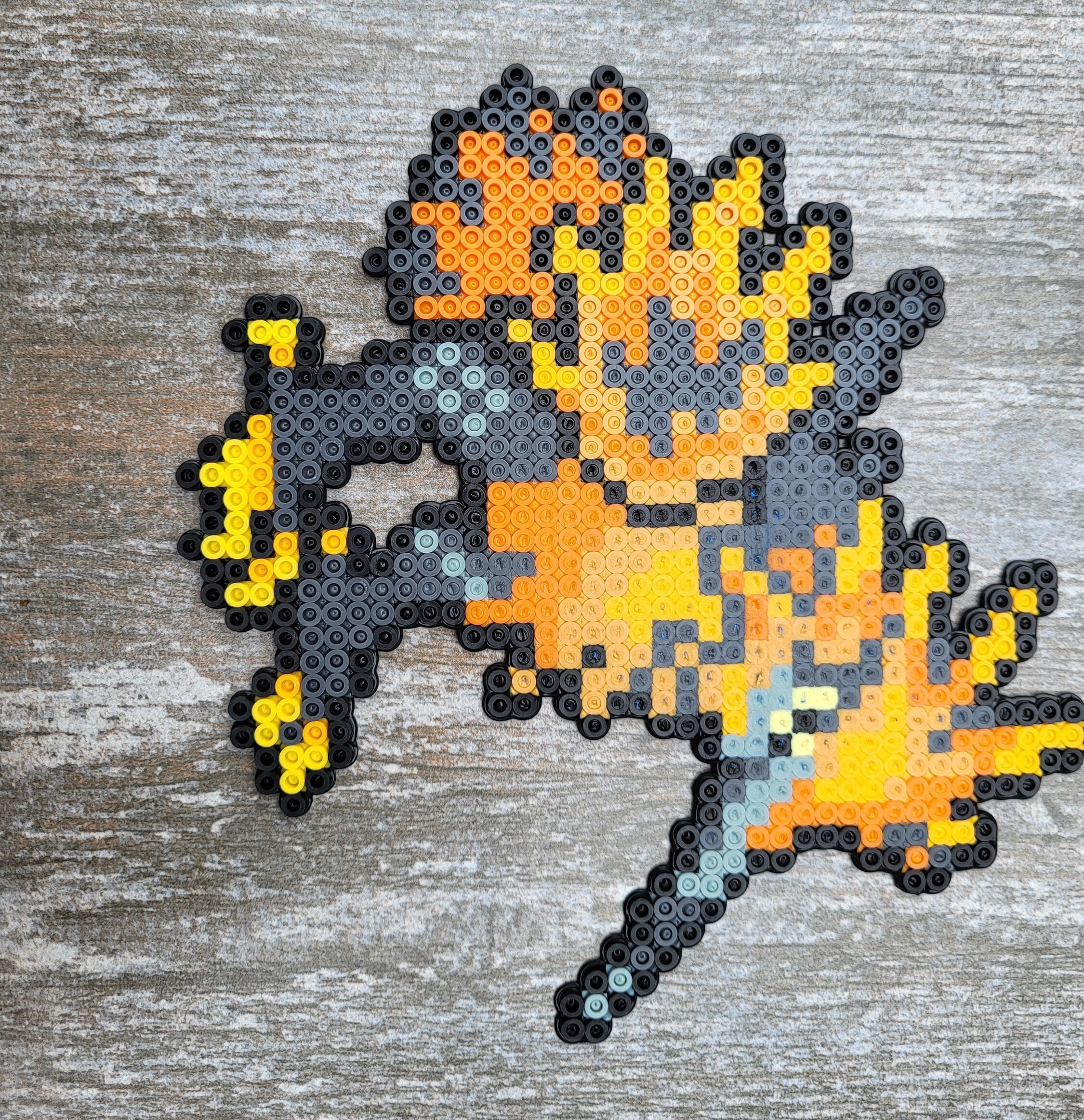 Perler Bead Art - Galarian Zapdos - Pokemon - Etsy