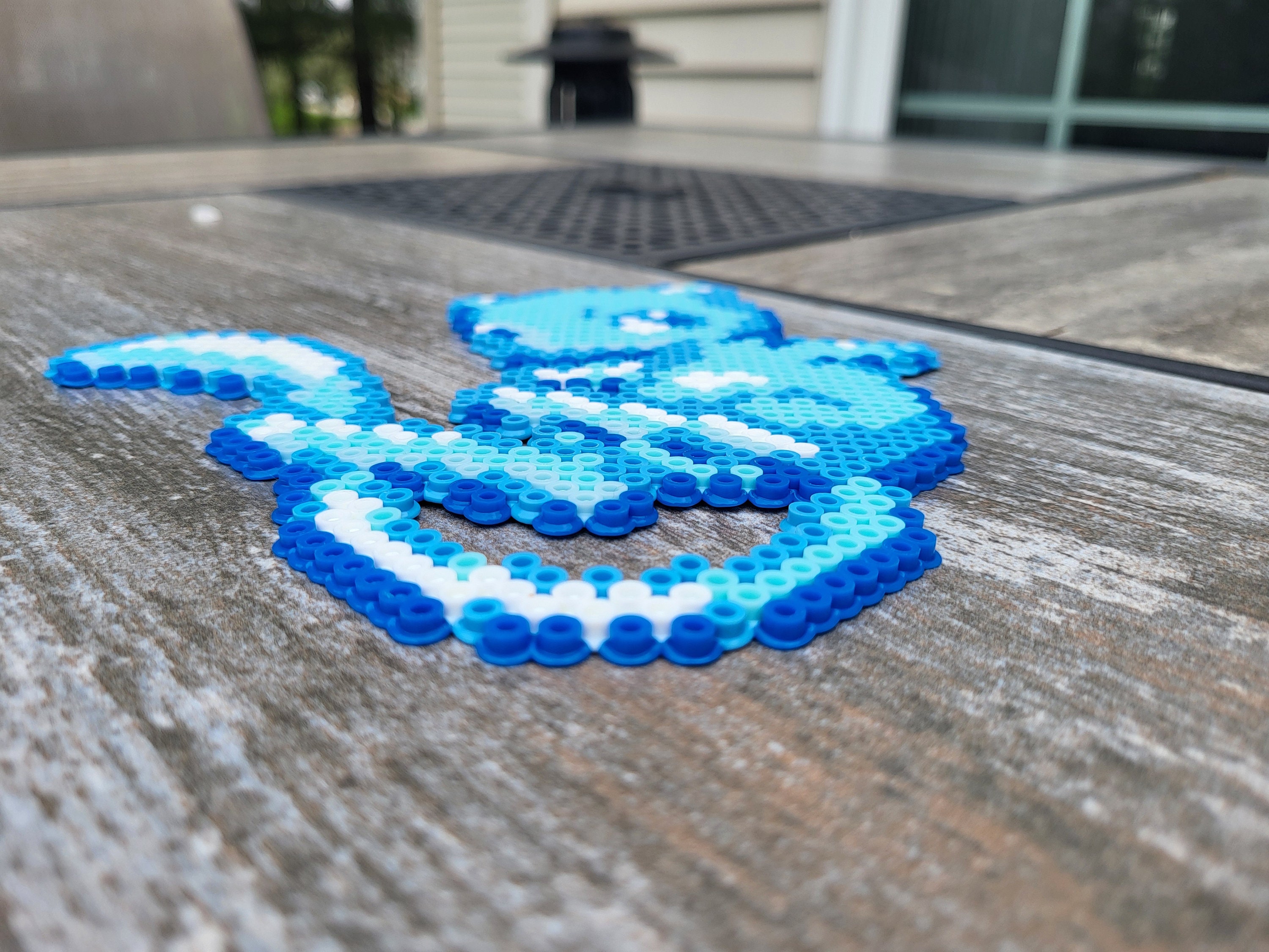 Perler Bead Art Shiny Mew Pokemon - Etsy