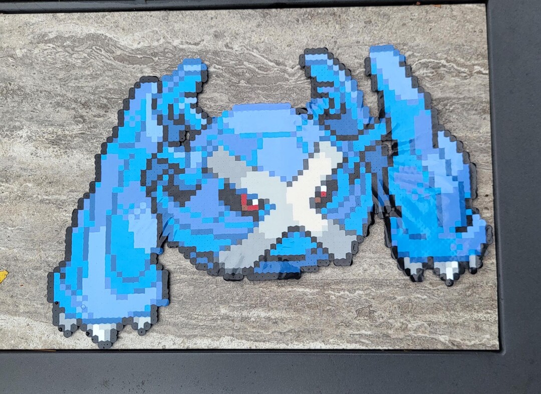 Perler Bead Art (glossy) - Metagross - Pokemon - Etsy