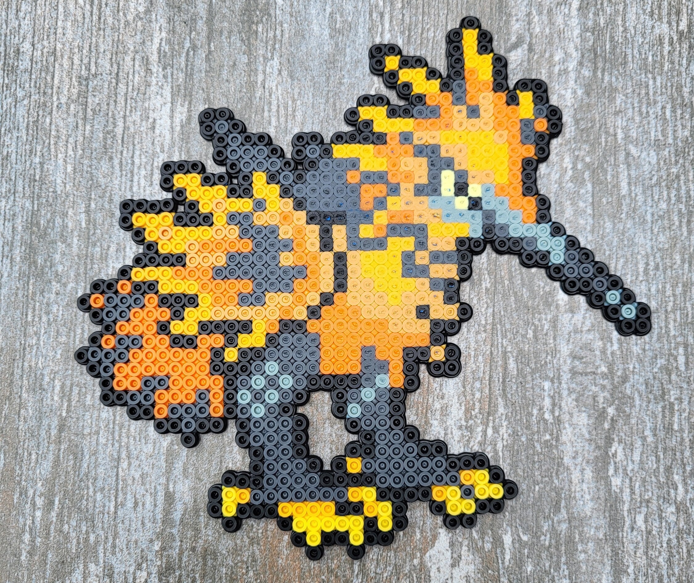 Perler Bead Art Galarian Zapdos Pokemon - Etsy