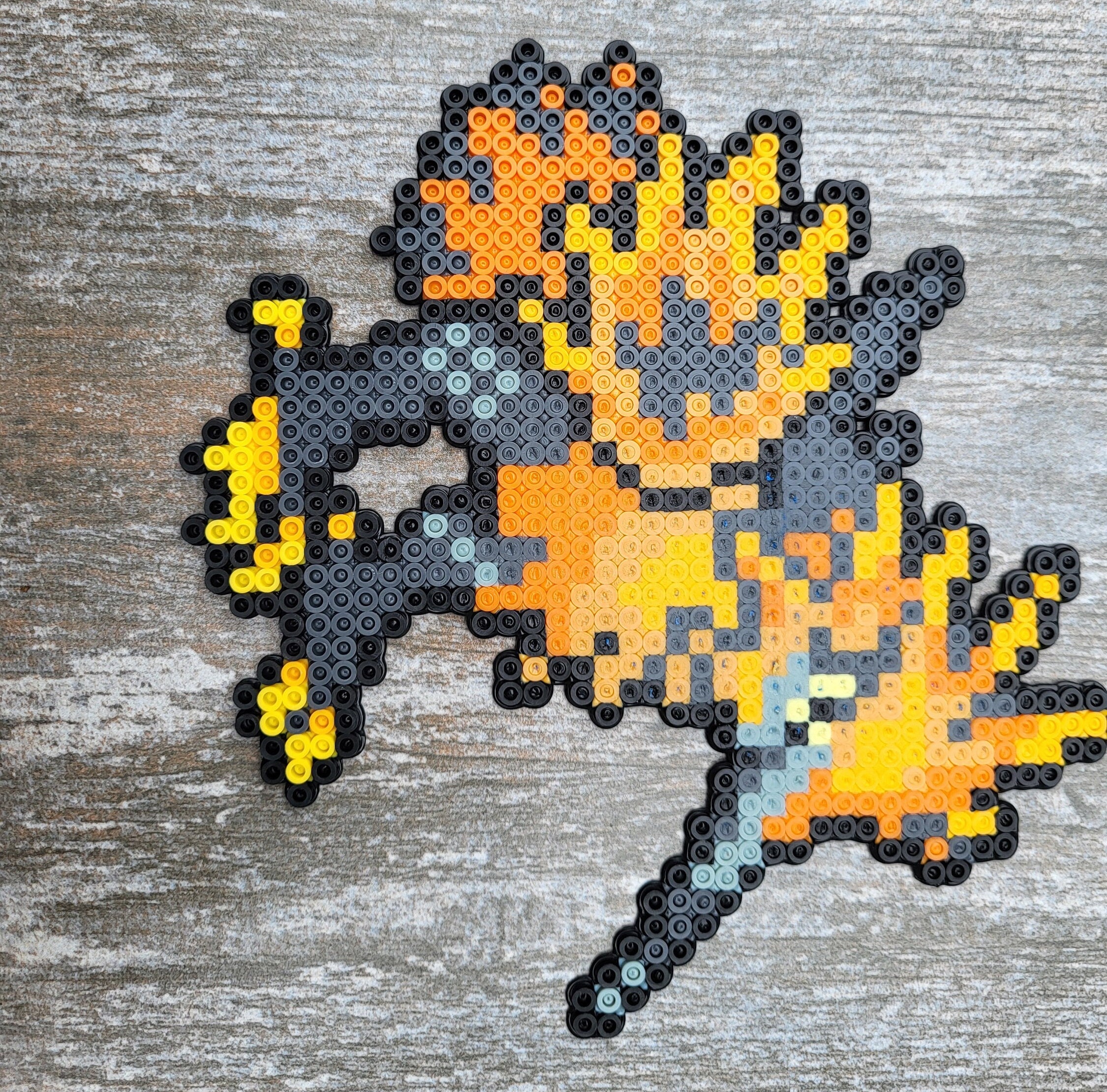 Perler Bead Art - Galarian Zapdos - Pokemon - Etsy