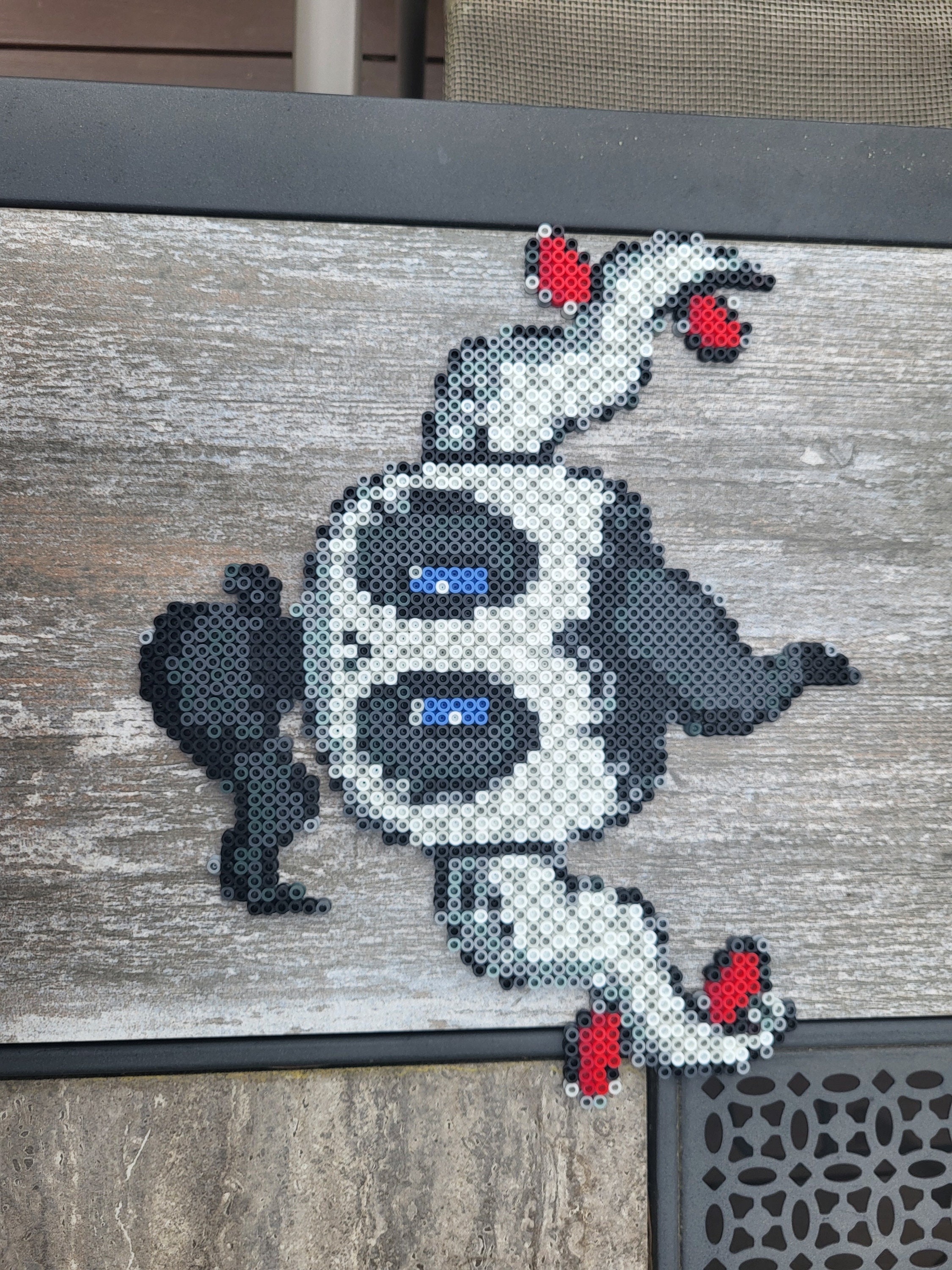 Perler Bead Art - Shiny Phantump - Pokemon - Etsy