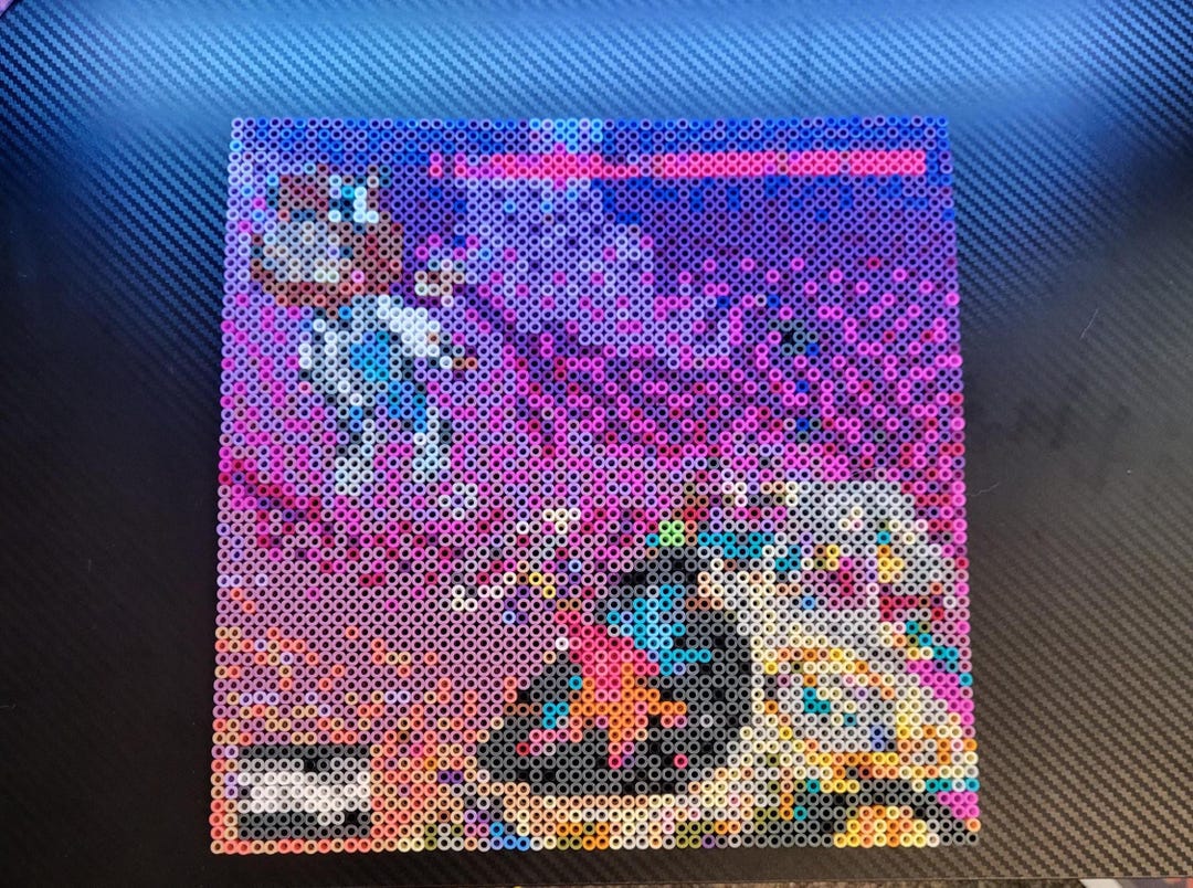 Perler Bead Art - Graduation - Kanye West - Album - Etsy