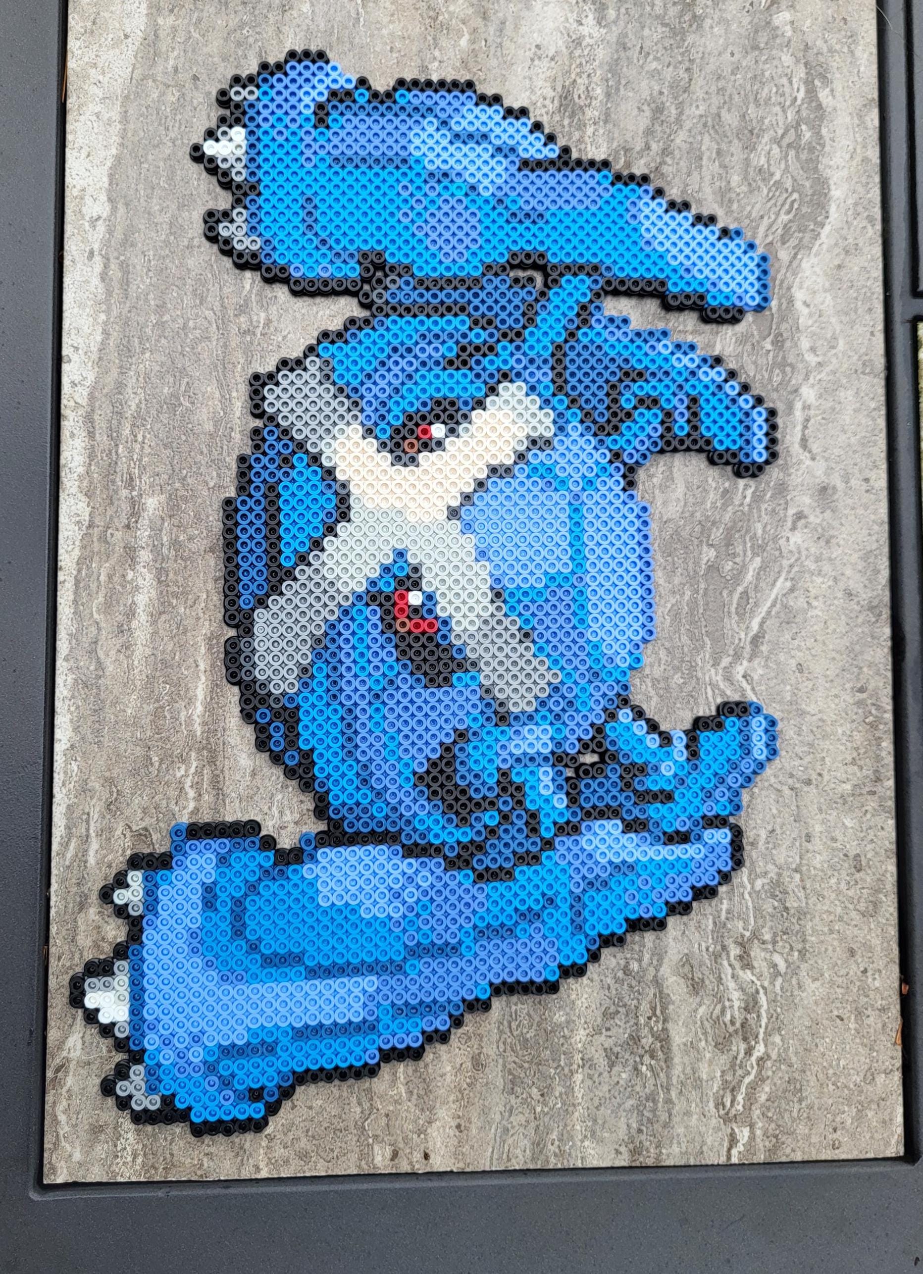 Perler Bead Art (glossy) - Metagross - Pokemon - Etsy