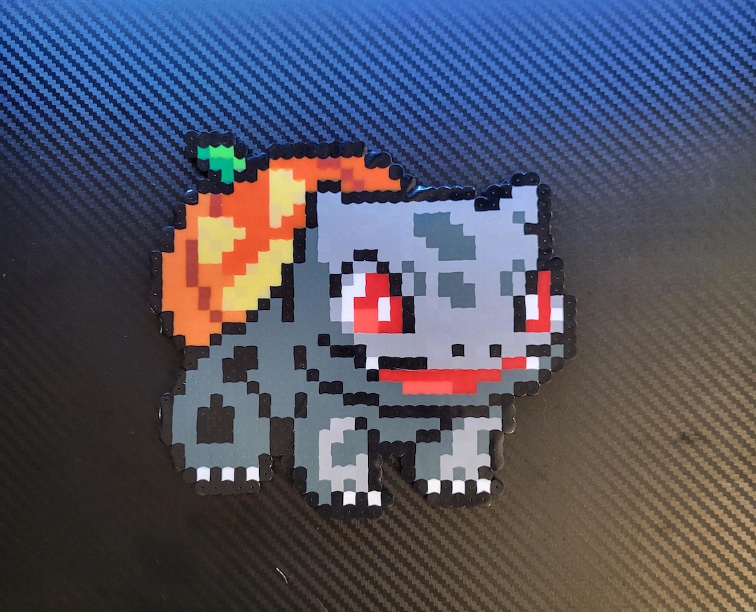 Perler Bead Art - Halloween Bulbasaur - Pokemon - Etsy
