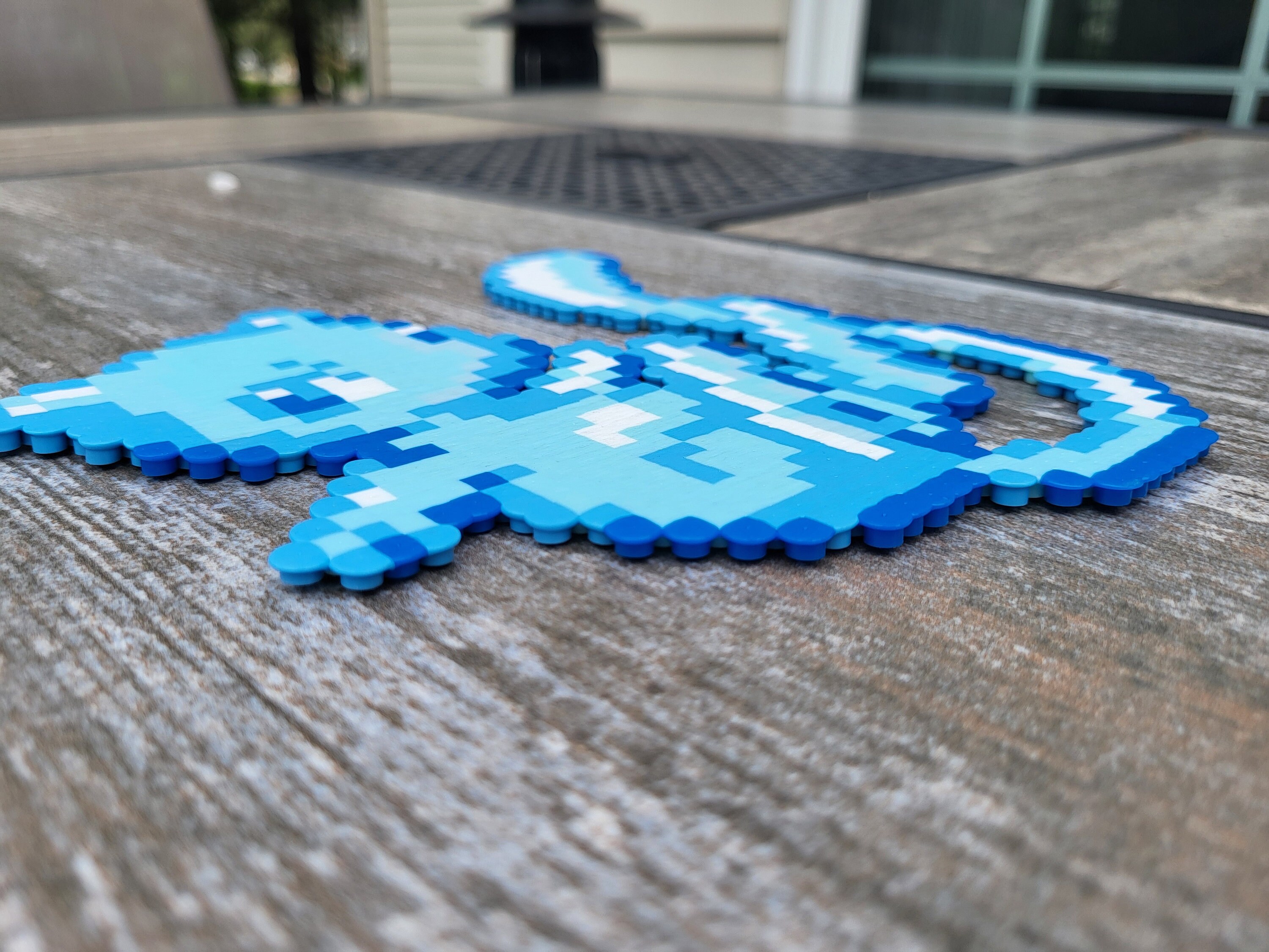 Perler Bead Art Shiny Mew Pokemon - Etsy