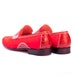 Handmade Real Suede Leather Red Slip on Loafer Dress Moccasin Shoes for ...