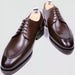 Men's Handmade Dark Brown Split Toe Genuine Leather Formal Dress Shoes ...