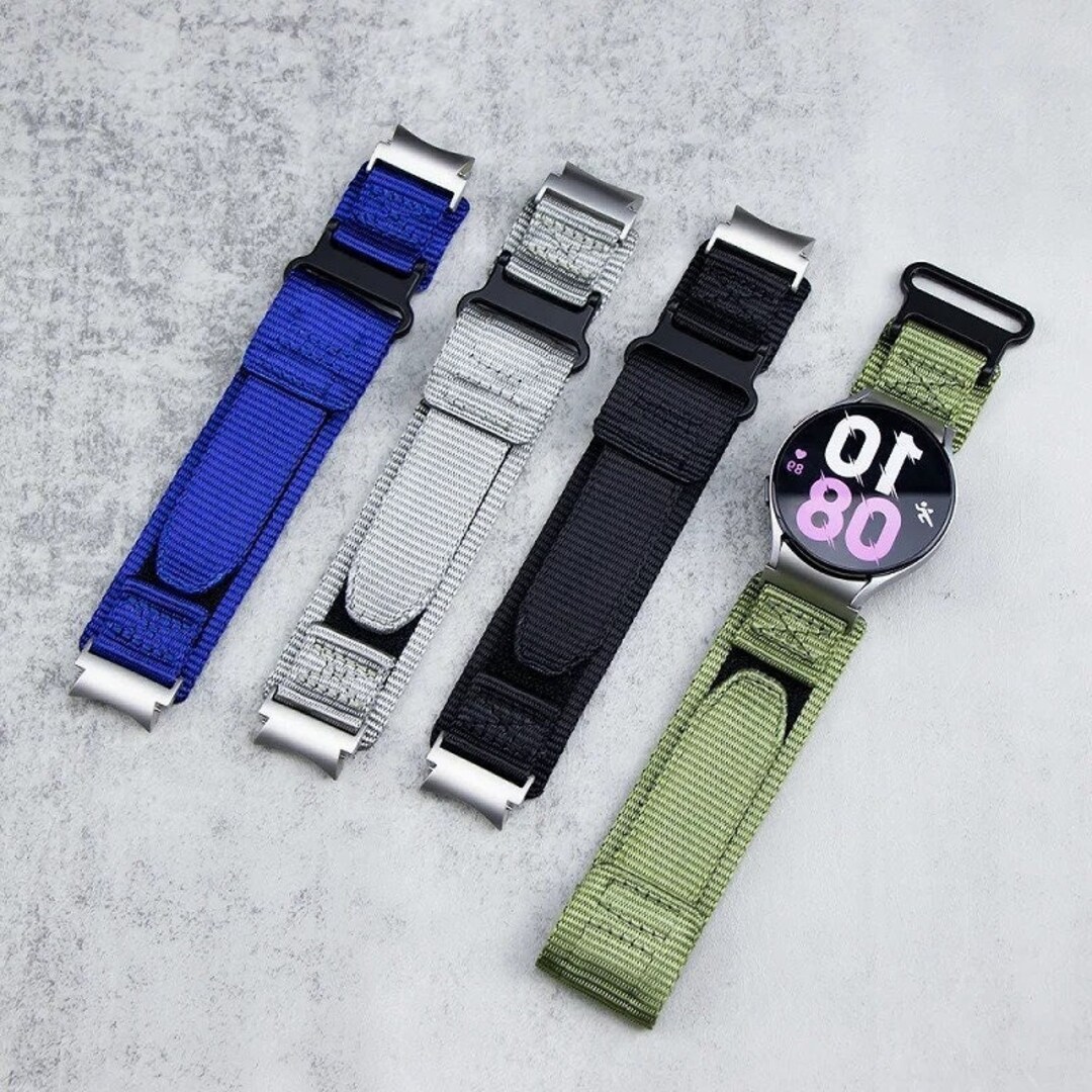 Gapless Army Band for Samsung Galaxy Watch 4/5/6 40mm 44mm, 4 Classic ...