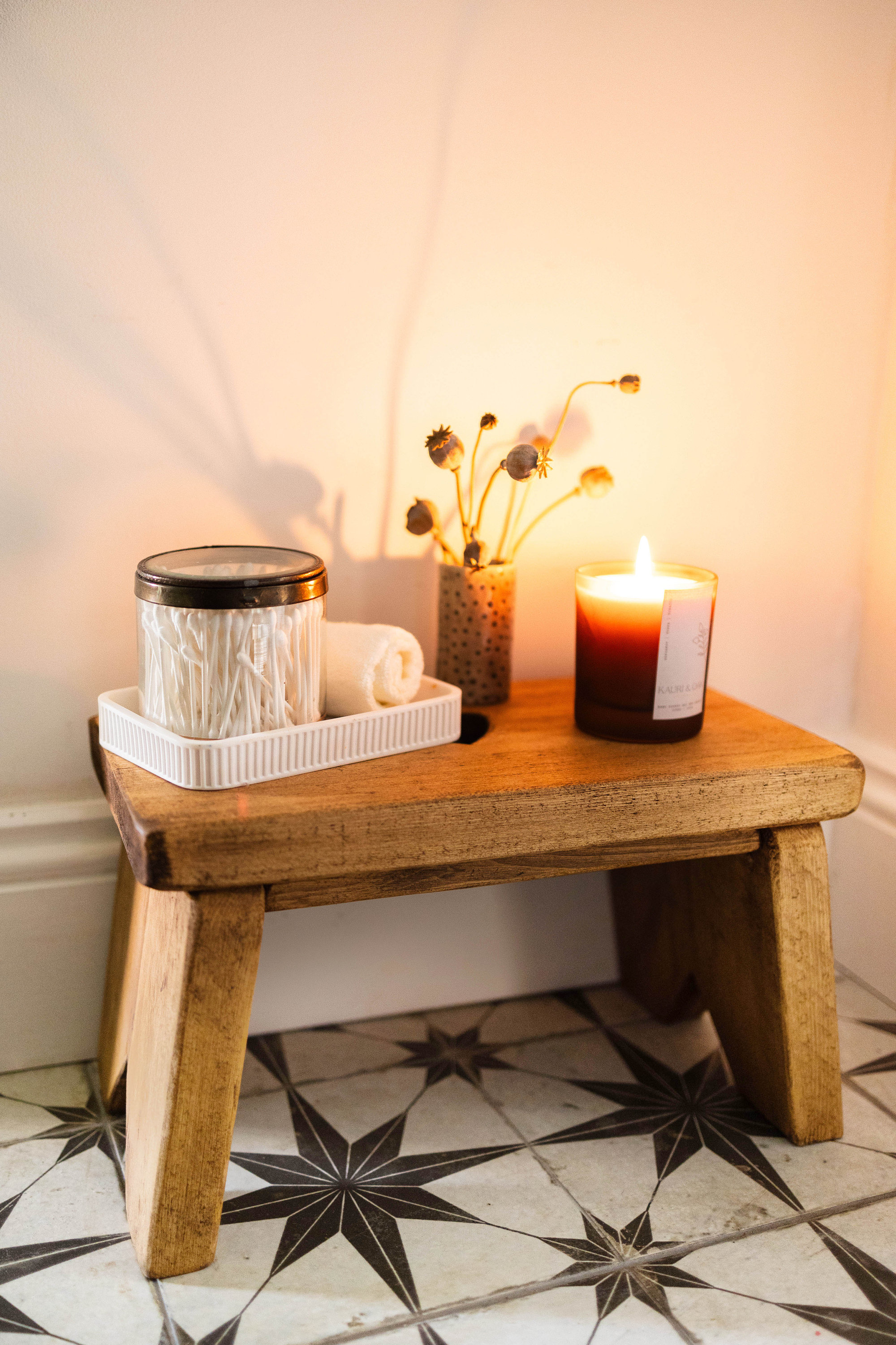 Handmade Rustic Wooden Children's Stool | Heart Carving, Kids Furniture ...