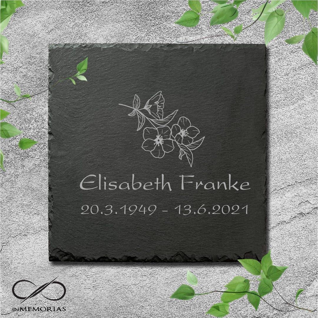 Individually Engraved Stone Plaque for the Grave – Rough Edges ...