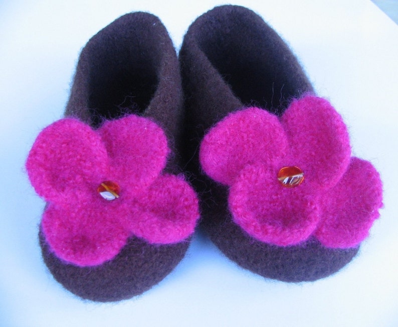 Adult Felted Slippers PDF Pattern - Etsy