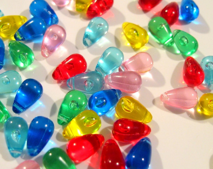 Plastic Teardrop Beads - Etsy