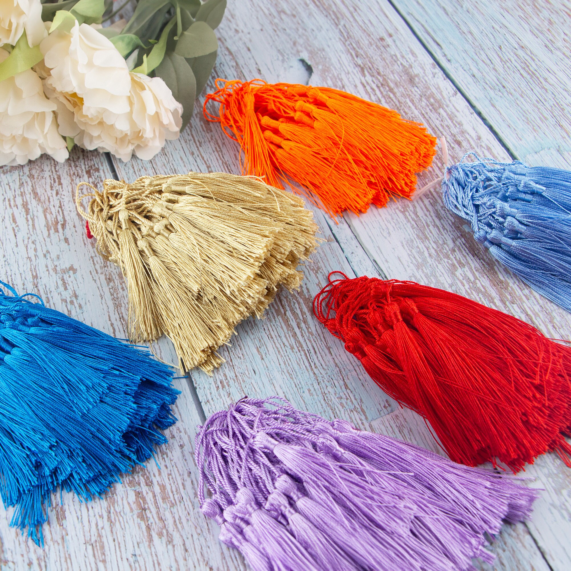 20pcs Silk Tassels,tassle for Jewelry, Key, Furniture, Hat, Tassel ...