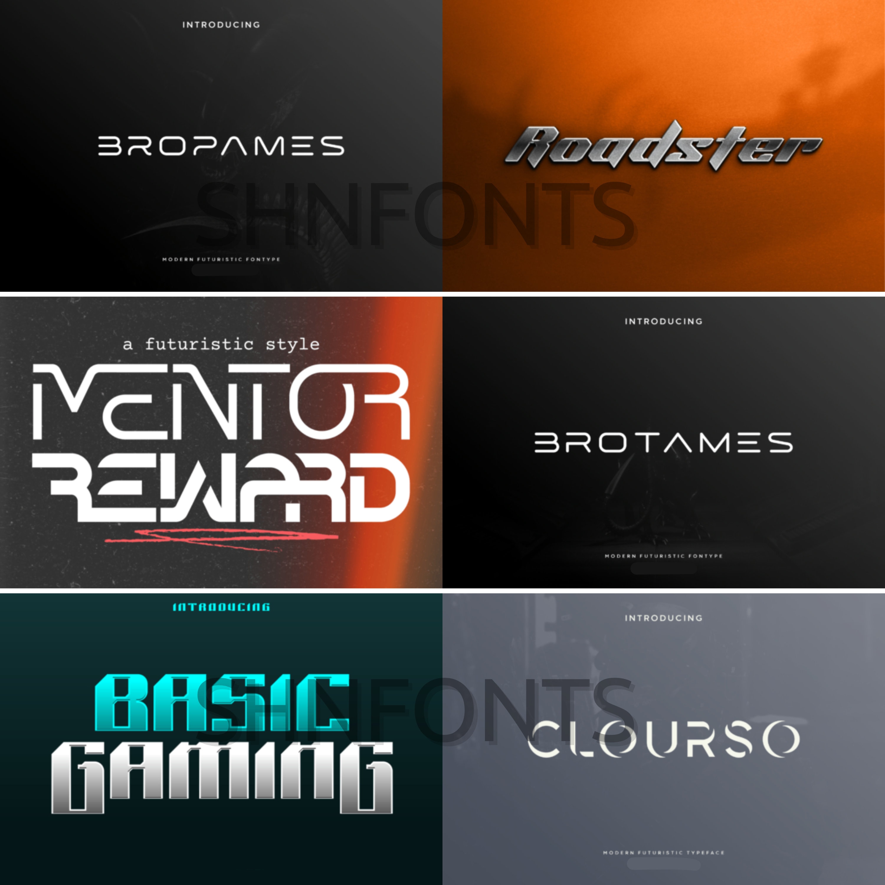 Futuristic Font Bundle | Calligraphy Fonts | Handwritten Fonts ...