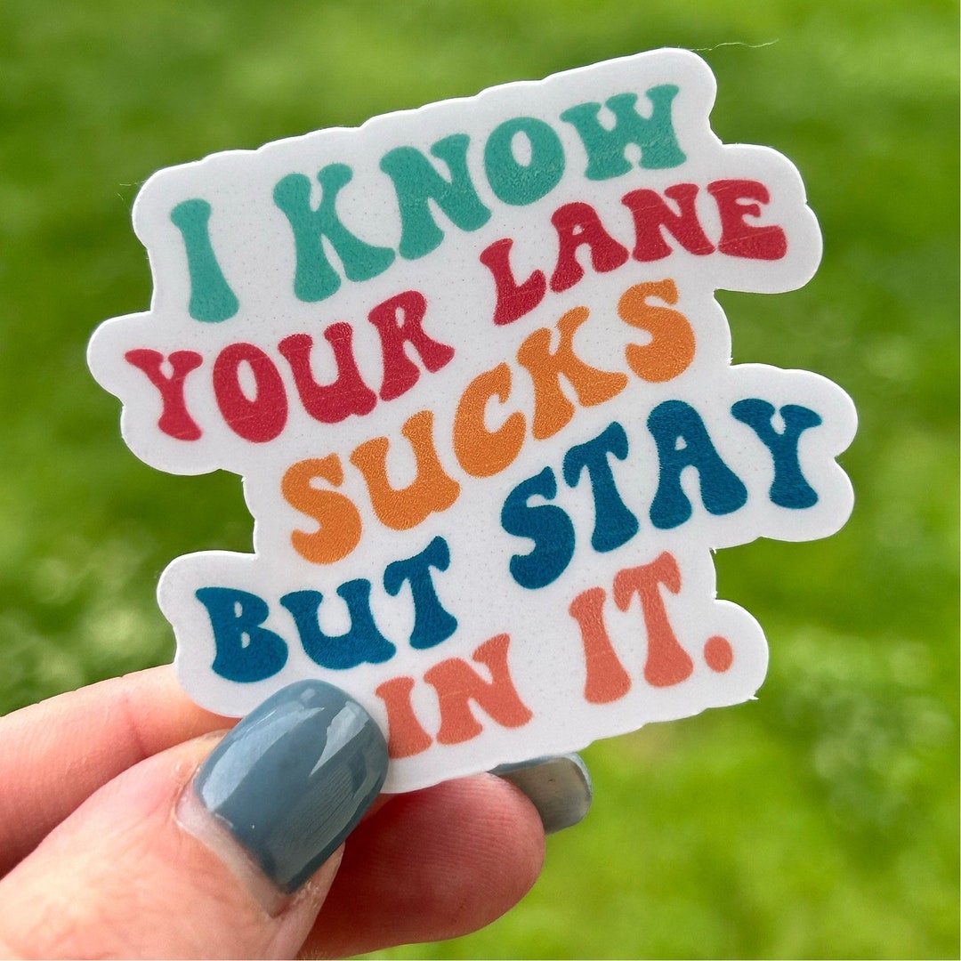 Funny Sarcastic Stickers - Waterproof Office Stickers for Laptop, Water ...
