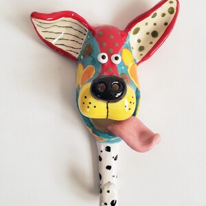 Dogs, Dog Art, Ceramic Dog, Dog Face, Dog Sculpture, Dog Lover ...