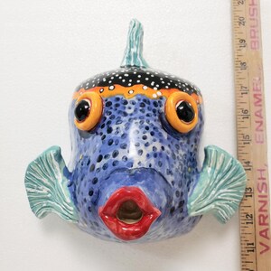 Fish, Fish Art, Ceramic Fish, Coffer Fish, Fish Face, Fish Sculpture ...