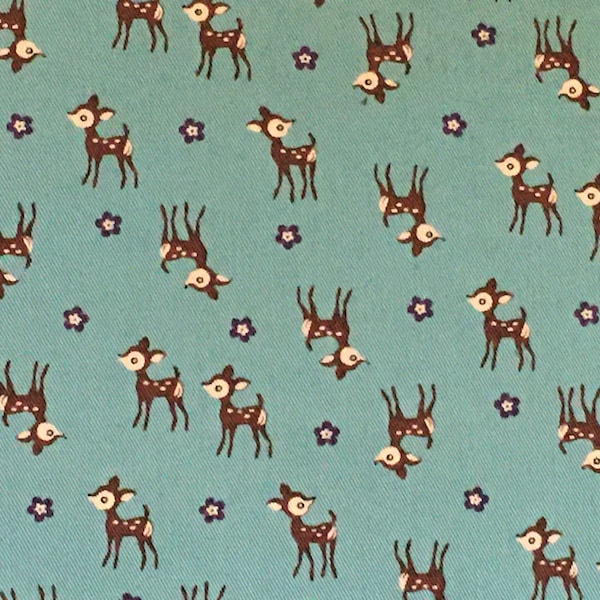 Fawn Print Fabric - Etsy