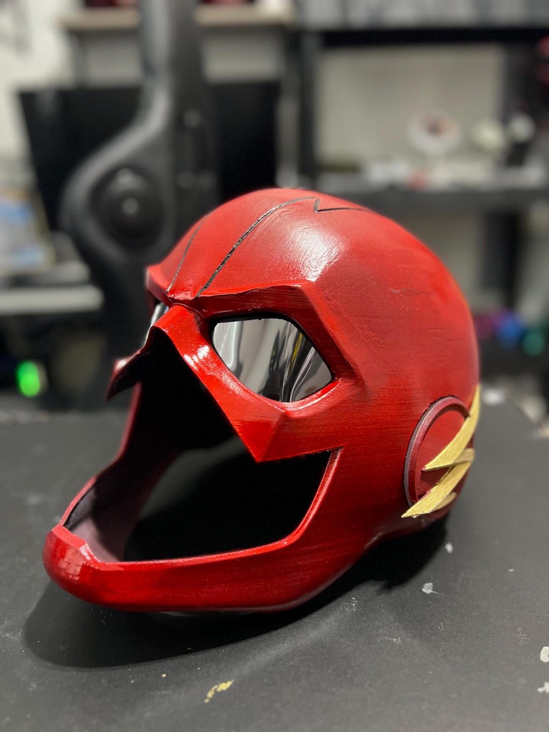3D Printed Flash Helmet - Etsy