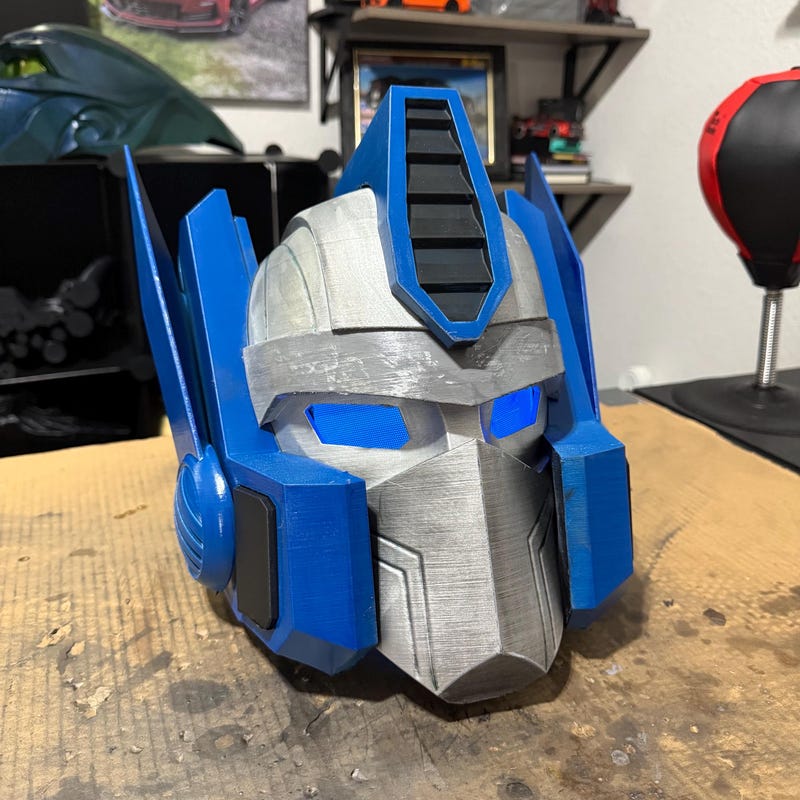 Optimus Prime Helmet - Etsy