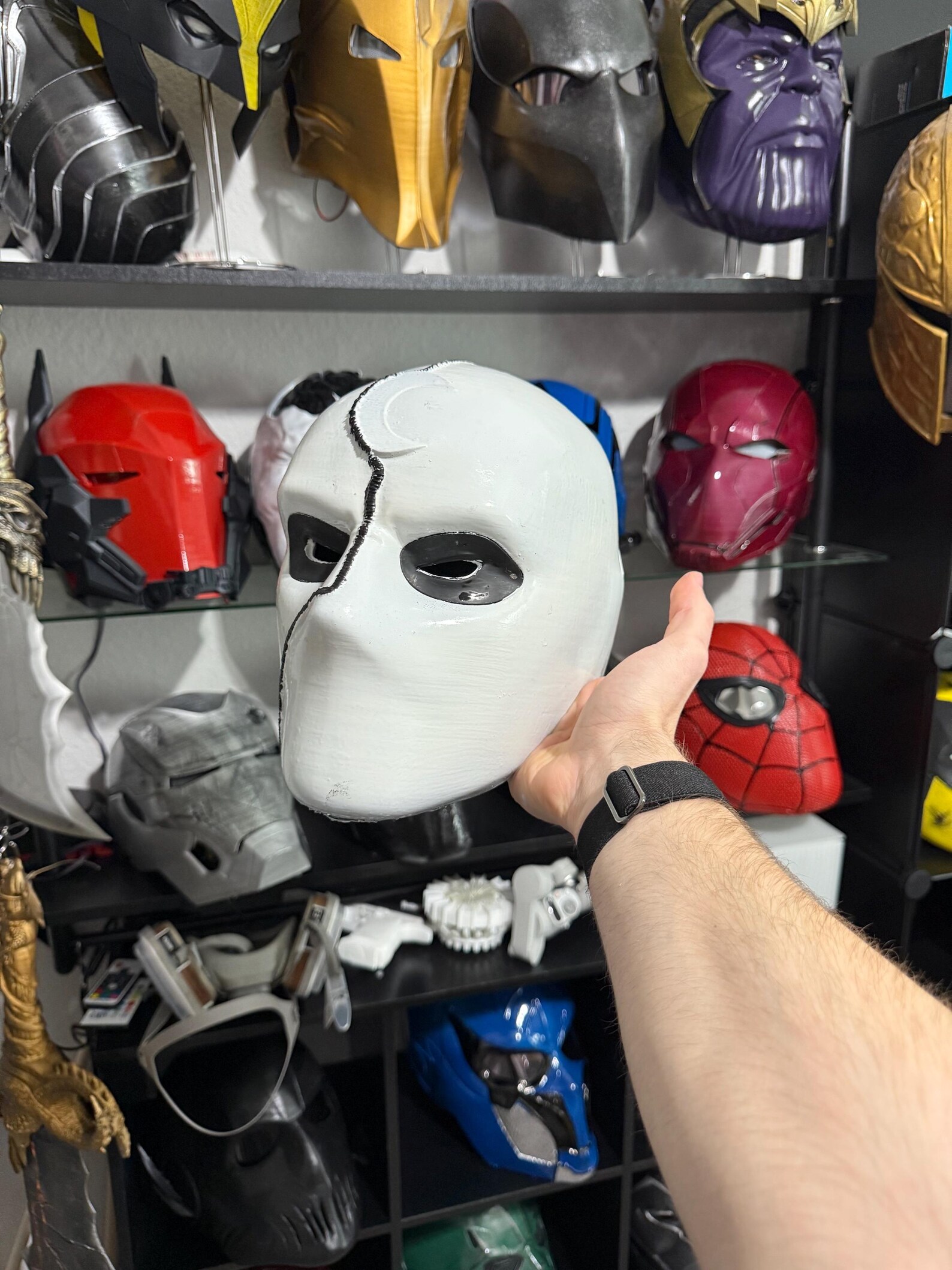 3D Printed Moon Knight Helmet - Etsy
