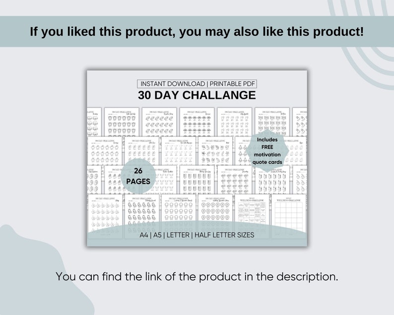 Monthly Habit Tracker Printable Bundle, 30 Day Habit Challange, Routine ...