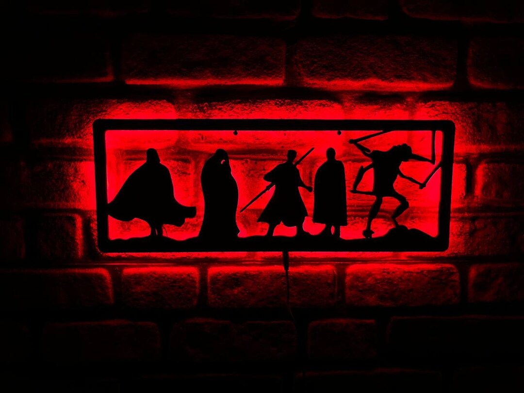 Starwars Led Sign , Movie Hero Avengers Neon Sign , Personalized Gift ...