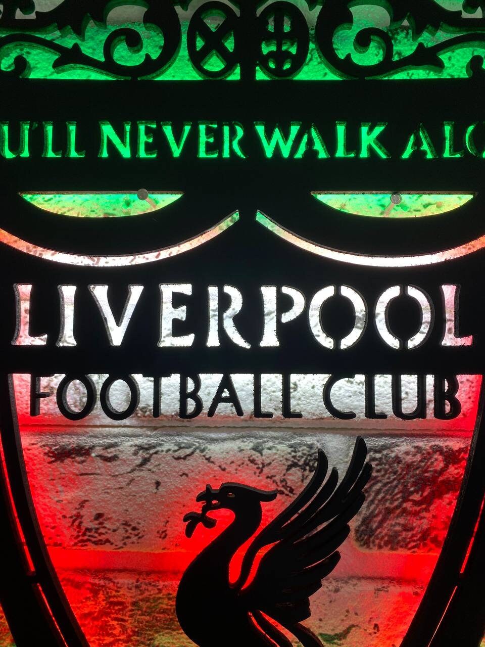 Liverpool Logo Led Sign Premier League Logo Wall Decor Christmas Gift ...