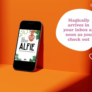 Custom Activity Book Instant Download | Alfie | Personalized Printables ...