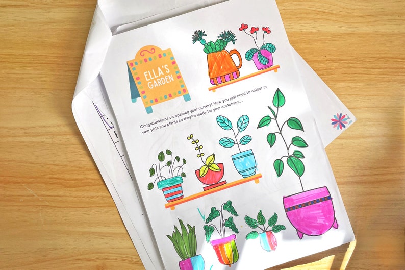 Custom Activity Book Instant Download Ella Personalized Printables Kids ...