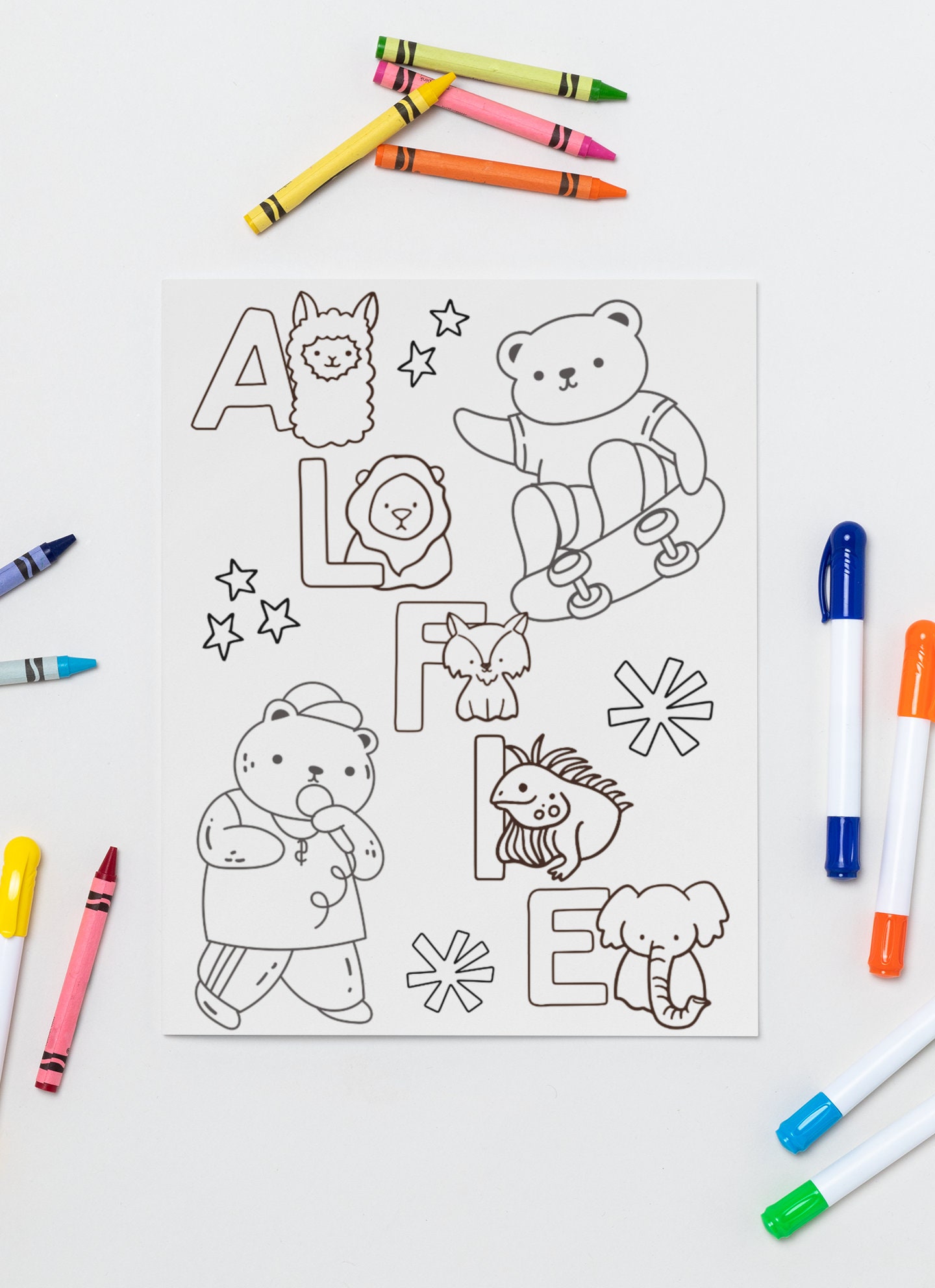 Custom Activity Book Instant Download | Alfie | Personalized Printables ...