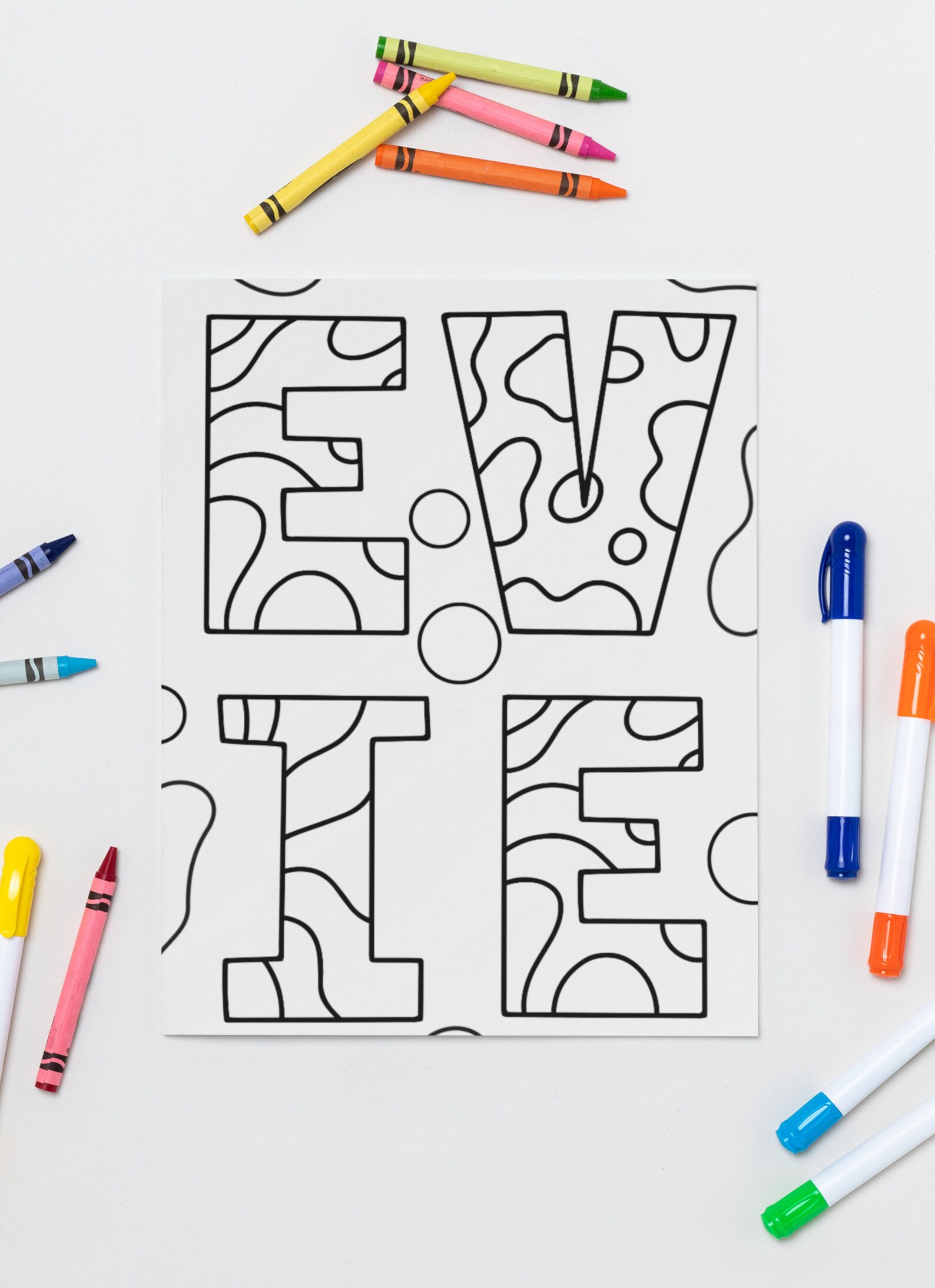 Custom Activity Book Instant Download | Evie | Personalized Printables ...