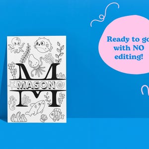Custom Activity Book Instant Download | Mason | Personalized Printables ...