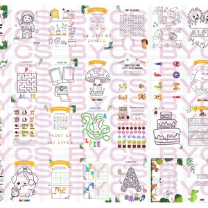 Custom Activity Book Instant Download | Alfie | Personalized Printables ...