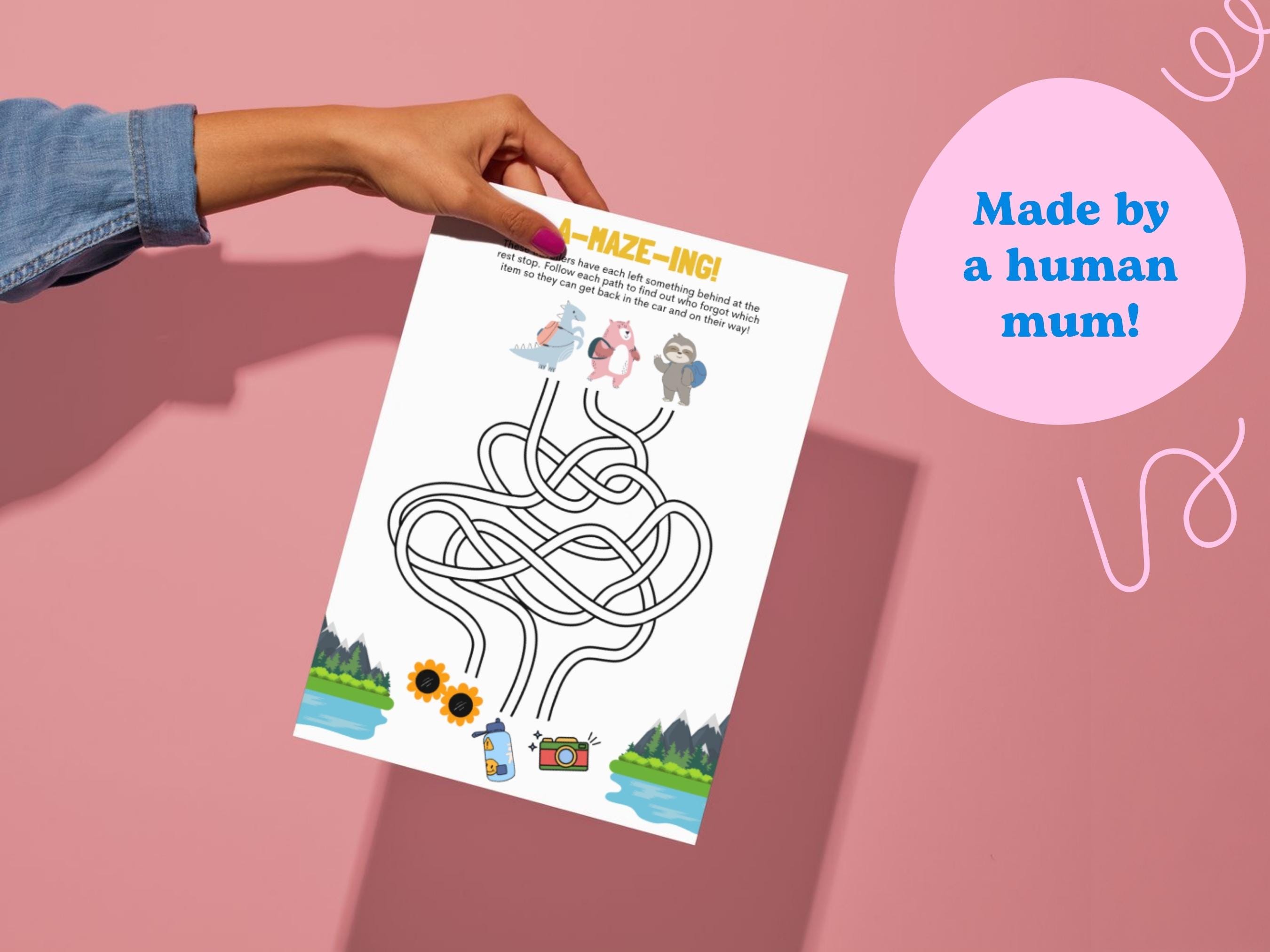 Ultimate Road Trip Puzzle Pack | 50 Page Activity Bundle | Printable ...