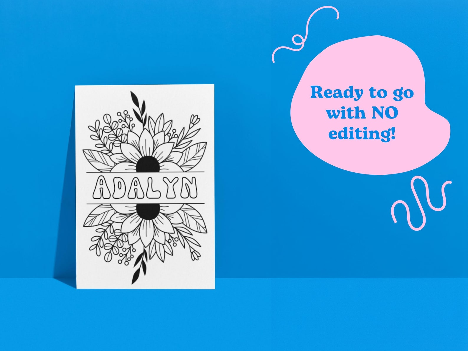 Custom Activity Book Instant Download | Adalyn | Personalized ...
