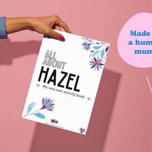 Custom Activity Book Instant Download Hazel Personalized Printables ...