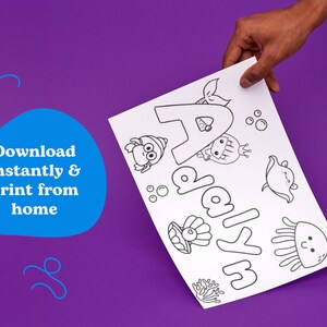 Custom Activity Book Instant Download | Adalyn | Personalized ...