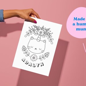Custom Activity Book Instant Download | Adalyn | Personalized ...