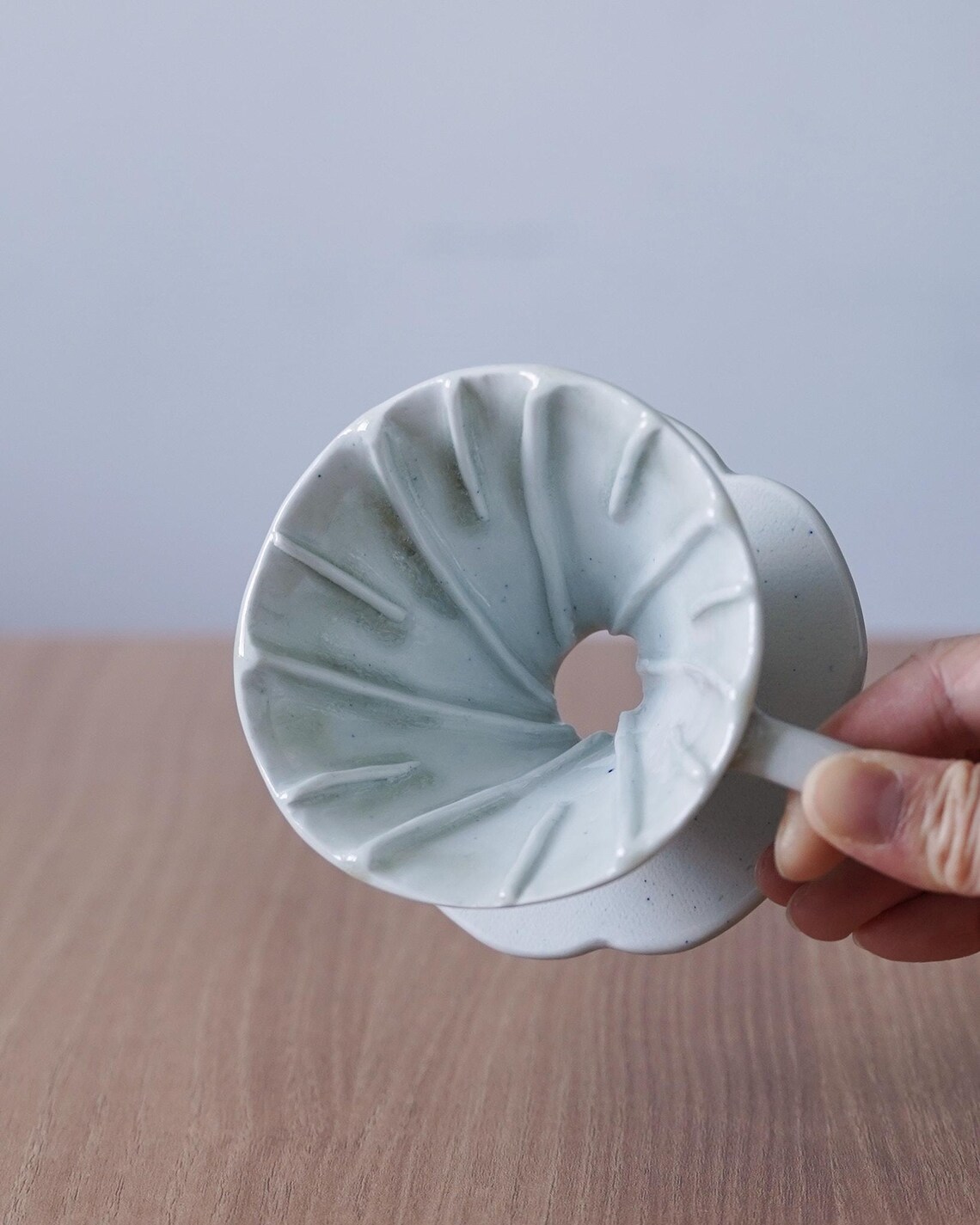 Imperfect Small Ceramic Coffee Dripper| Flower Shaped Coffee Maker ...