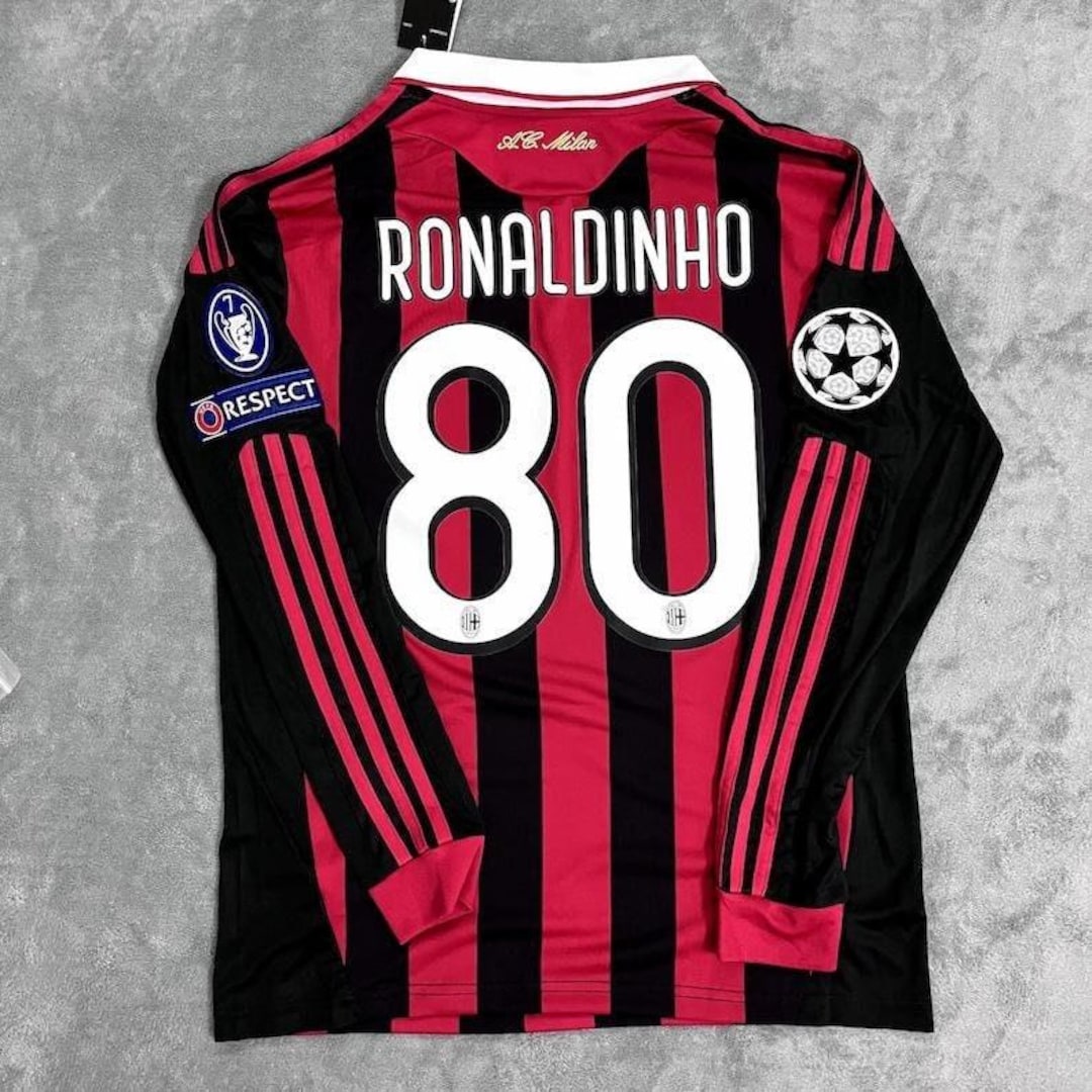 Retro Ac Milan Champions League Final 2006 2007 Jersey No 80