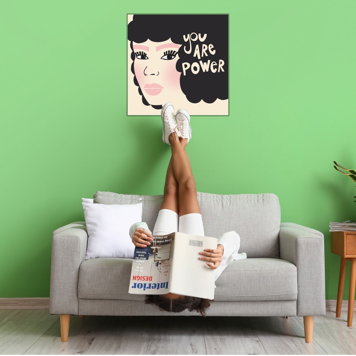 You Are Power Poster, Black Woman Prints Afro American Art, African ...