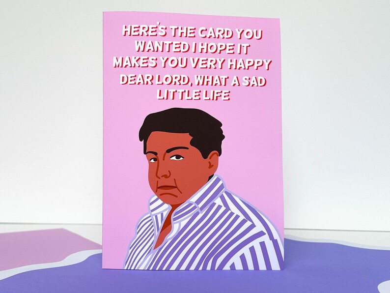 What a Sad Little Life Jane, Come Dine With Me, Meme Card, Funny Card ...